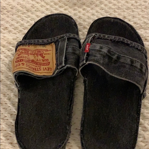 uns | Shoes | Handmade Jean Slides | Poshmark
